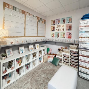 SIMPLE BOHO Classroom Decor BUNDLE | Neutral Boho Decor - Etsy