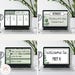 Botanical Google Slides & Powerpoint Templates, Daily Morning Agenda ...