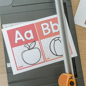 Alphabet Posters | SPOTTY BRIGHTS | Editable - Etsy