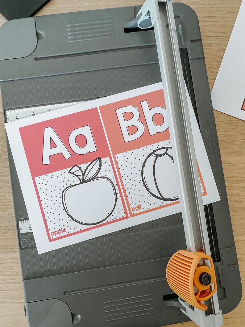 Alphabet Posters SPOTTY BRIGHTS Editable - Etsy