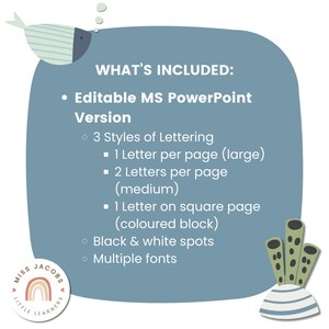 Bulletin Board Lettering Pack | Cute Sea Life Classroom Decor ...