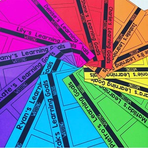 Student Goals Mat | Editable - Etsy