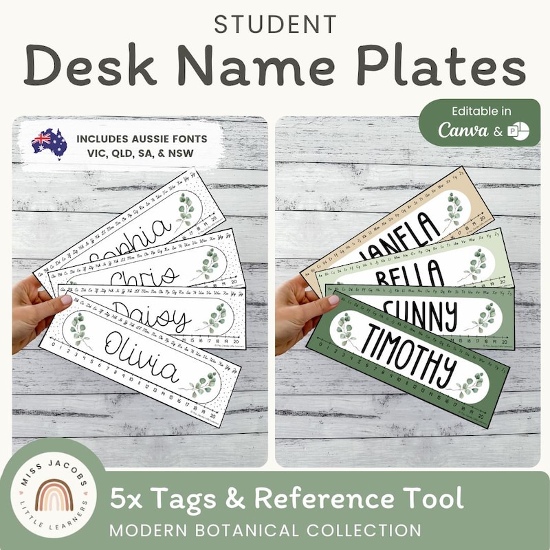 Desk Name Tags - Etsy