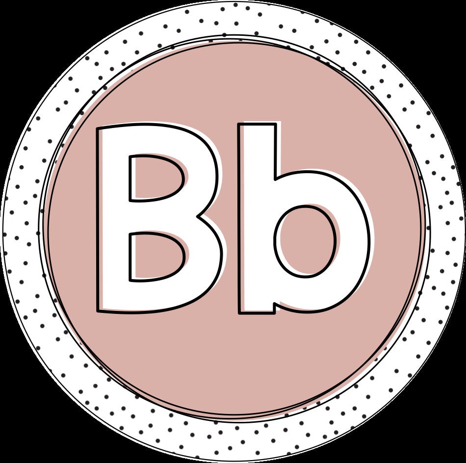 Alphabet Word Wall SPOTTY BOHO Editable - Etsy