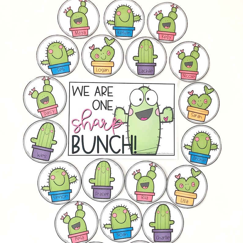 CACTUS and Succulent Classroom Decor Bundle - Etsy