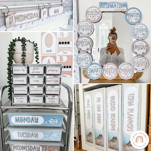 Modern Ocean Classroom Decor Bundle - Etsy