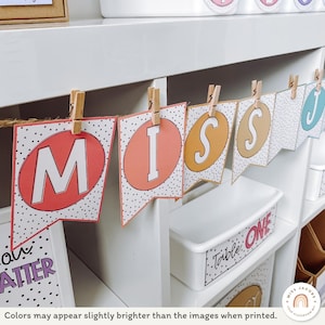 SPOTTY BRIGHTS Classroom Decor Bundle | Editable | Teacher Supplies ...