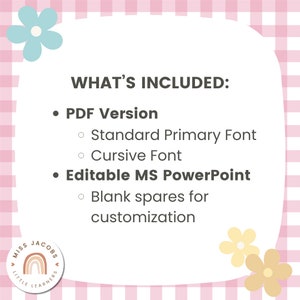 ASL american Sign Language Alphabet Posters Daisy Gingham Pastels ...