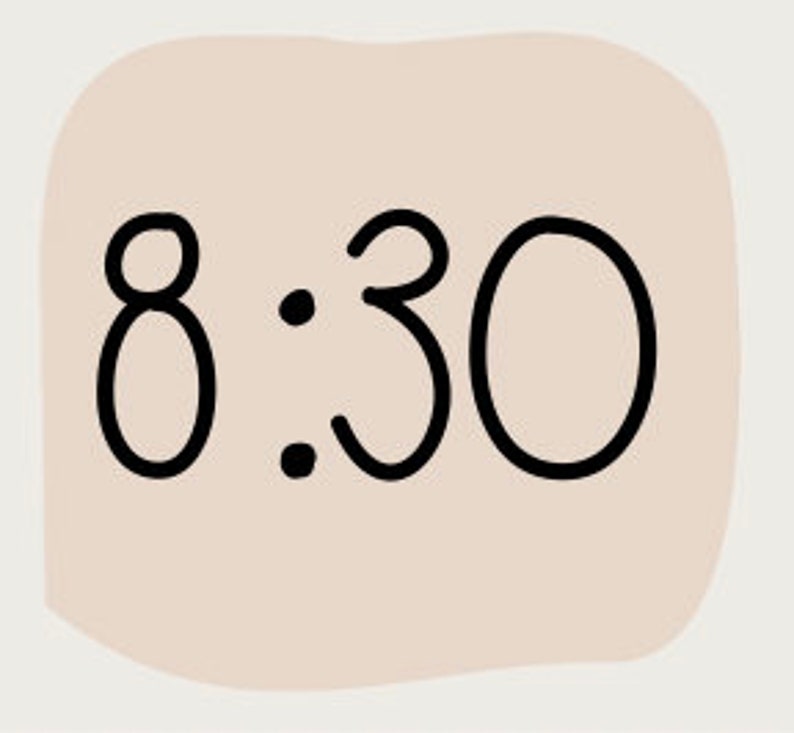 BOHO VIBES Visual Timetable Editable Desert Neutral - Etsy