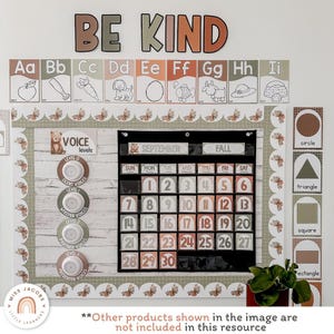 Woodland Voice Levels Chart, Printable Noise Level Meter Classroom ...