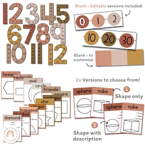 DESERT NEUTRAL Math Posters Bundle | Boho Color Palette | Neutral ...