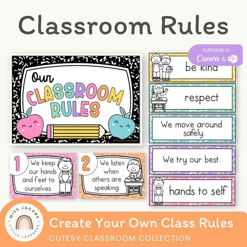 School Rules - Etsy