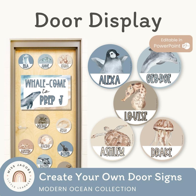 Ocean Themed Door Display - Etsy