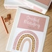 BOHO RAINBOW Binder Covers and Spines | Editable | Neutral Rainbow ...