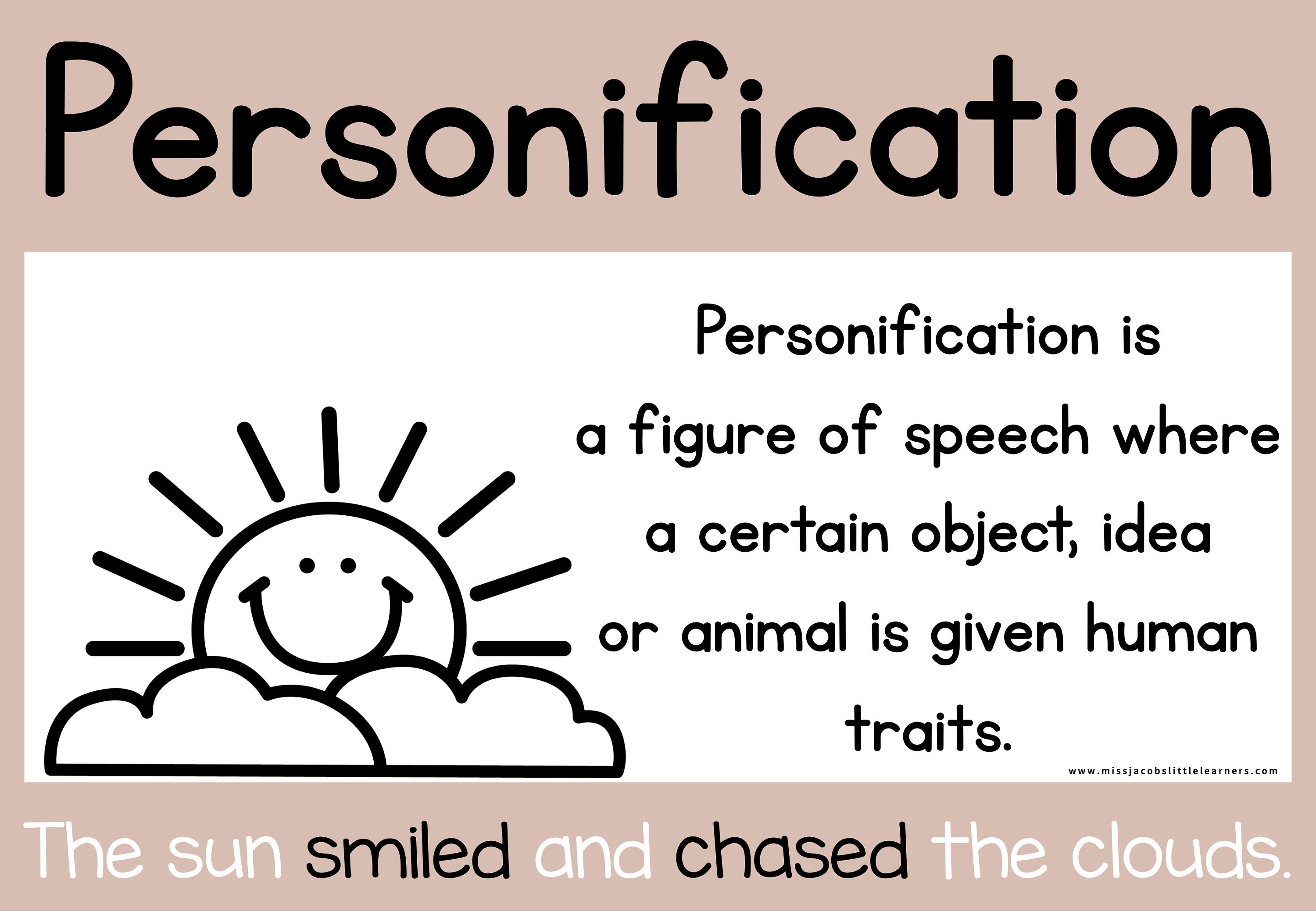 Figurative Language Posters | BOHO VIBES | Desert Neutral Decor ...