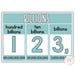 CALM COLORS Place Value Display | Math Posters | Modern Rainbow ...