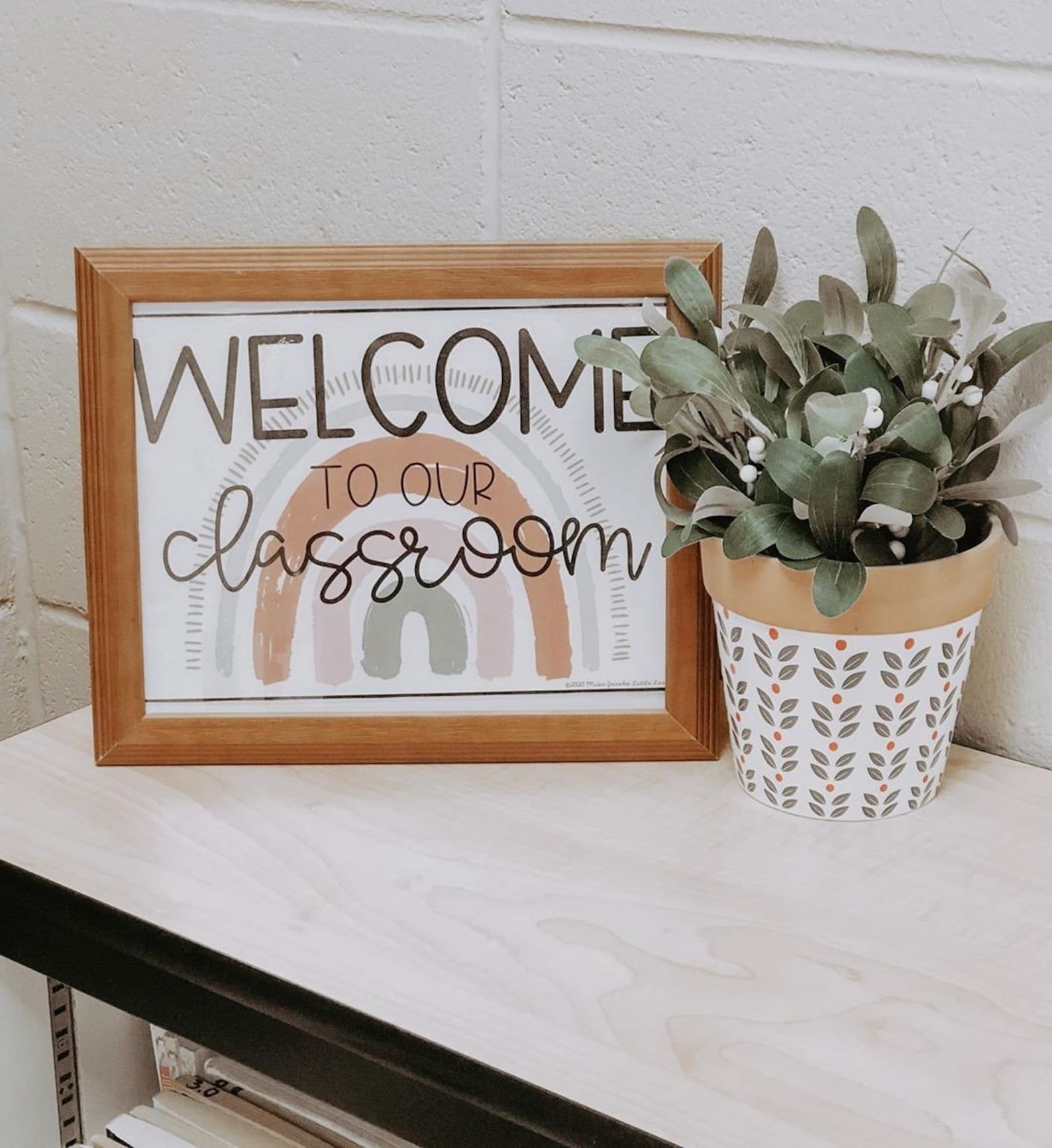 BOHO RAINBOW Welcome Sign Editable Neutral Rainbow - Etsy