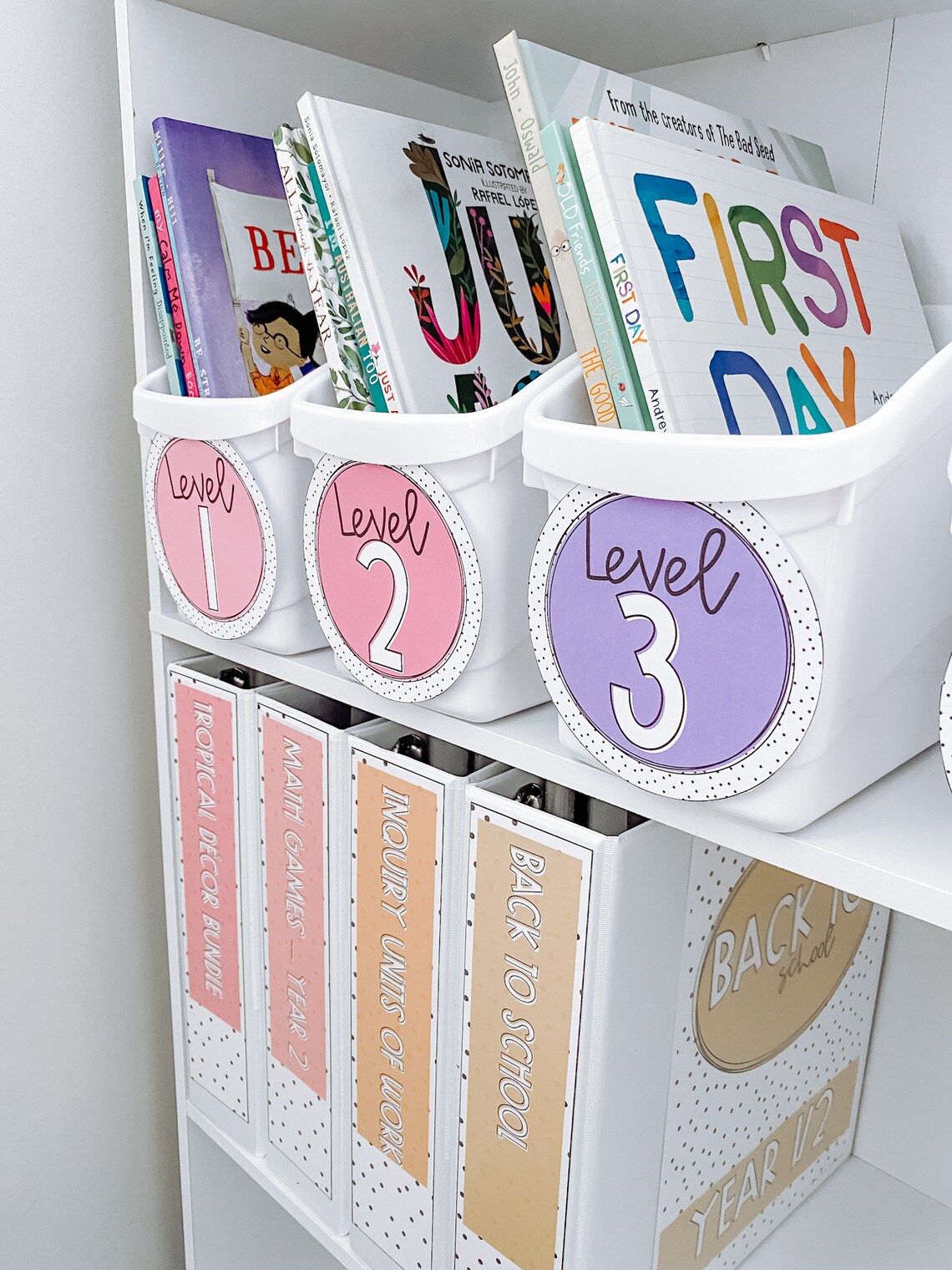 Reading Groups Organizers SPOTTY BRIGHTS Rainbow Guided - Etsy