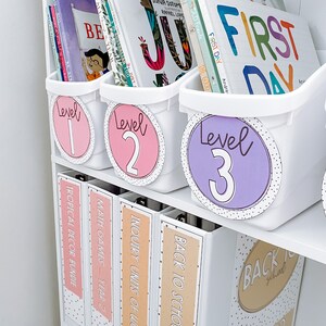 Reading Groups Organizers | SPOTTY BRIGHTS | Rainbow Guided Reading ...