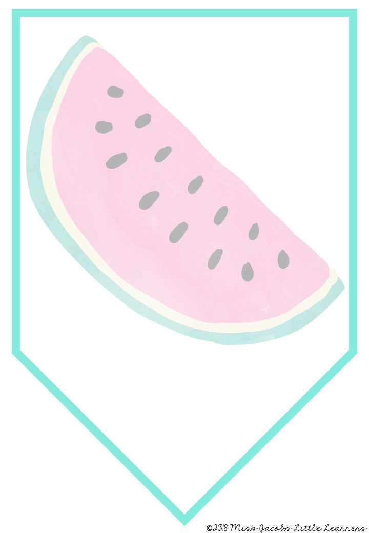 TROPICAL Bunting & Bulletin Board Banners Tropical Classroom | Etsy