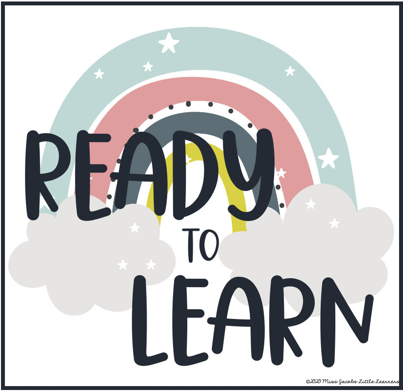 MODERN RAINBOW Behavior Chart Editable Calm Colors - Etsy