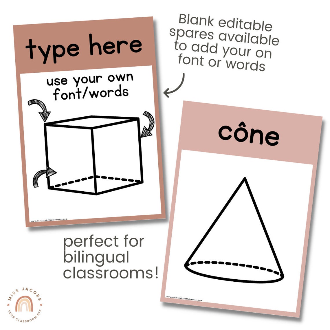 NEUTRAL 3D Shape Posters Boho Neutral Color Palette - Etsy