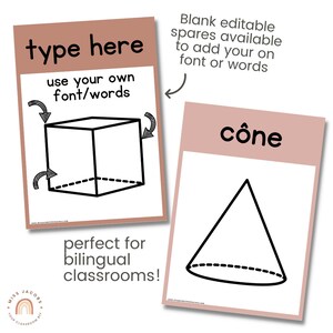 NEUTRAL 3D Shape Posters | Boho Neutral Color Palette | Neutral ...