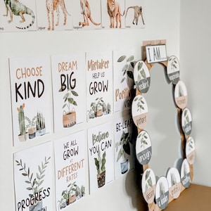 Affirmation Station Labels | BOHO PLANTS | Positive Affirmations for ...