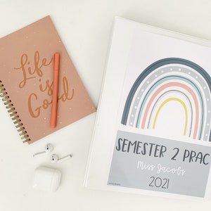 MODERN RAINBOW Classroom Decor Bundle Editable Calm Colors Classroom ...