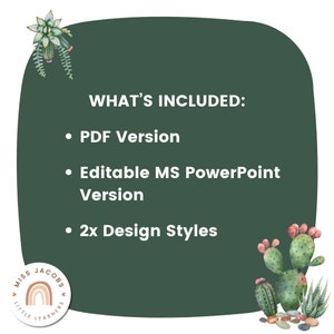 CACTUS First Day of School Signs | Cactus Classroom Decor - Etsy