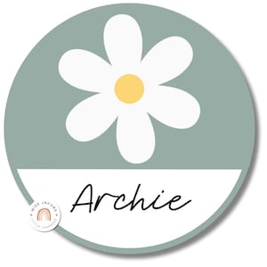 Daisy Door Display or Bulletin Board | Daisy Gingham Classroom Decor - Etsy