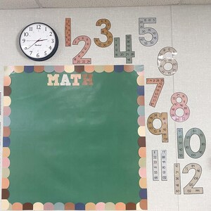 NEUTRAL Skip Counting Large Number Display | Neutral Classroom Decor - Etsy