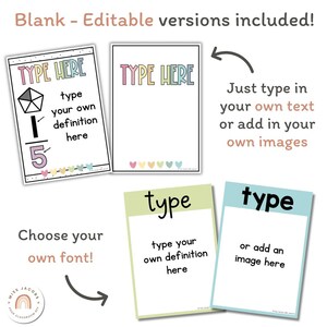 Pastel Fraction Posters, Printable Fraction Anchor Charts, Fraction to ...