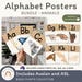 Rustic Modern Boho Alphabet Posters With Animal Images | Editable ...