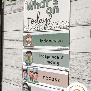 MODERN JUNGLE Classroom Decor Bundle EDITABLE Boho Jungle Vibes Decor ...