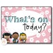 Classroom Visual Schedule, Daisy Gingham Pastels Daily Routine Chart ...