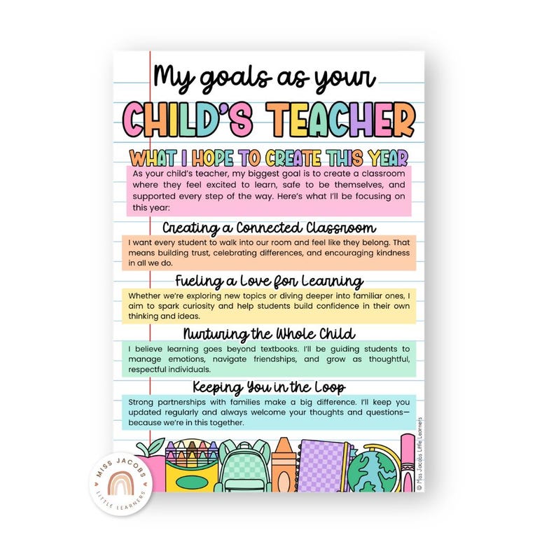 Cutesy Open House Forms Bundle, Editable Meet the Teacher Night Parent ...