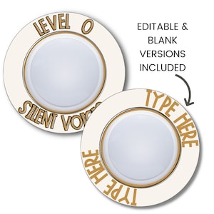 Rustic Boho Plants Voice Noise Level Display | EDITABLE Classroom ...