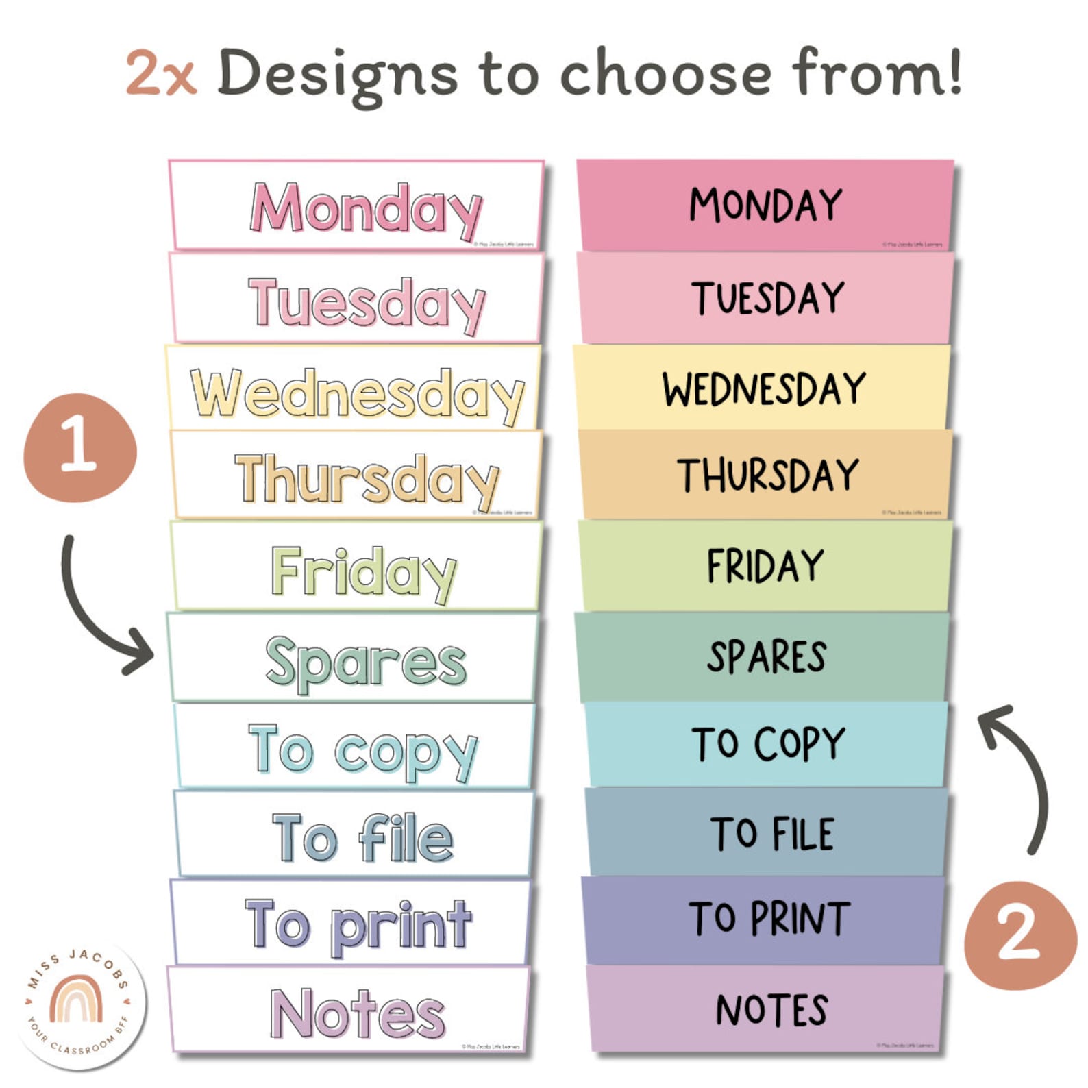 Teacher Trolley Labels | 10 Drawer Cart Labels | PASTELS | EDITABLE - Etsy