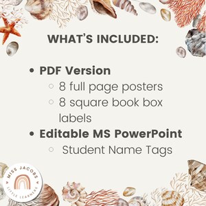 Reading Group Organizers & Labels | Modern Ocean Classroom Decor ...