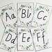 BOTANICAL Alphabet Posters | Modern Farmhouse Classroom Decor - Etsy