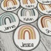 BOHO RAINBOW Classroom Labels Bundle | Editable | Neutral Rainbow ...