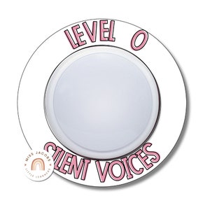 Voice Level Display | PASTELS Classroom Decor - Etsy