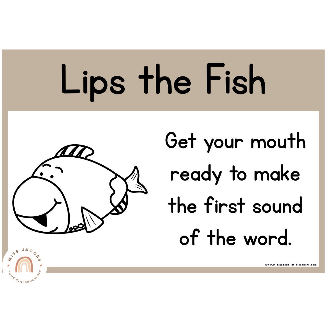 Lips The Fish Reading Strategy
