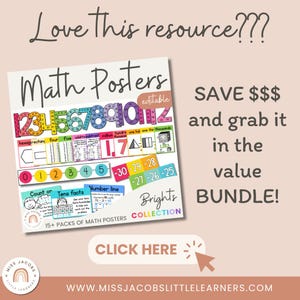 Place Value Display Posters | RAINBOW BRIGHTS - Etsy