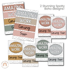 SPOTTY BOHO Classroom Decor Bundle Boho Classroom - Etsy