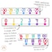 Classroom Number Line Display With Negatives RAINBOW BRIGHTS - Etsy