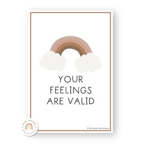 Calming Corner Posters, 26 Ombre Neutrals Calm Down Kit Printables ...