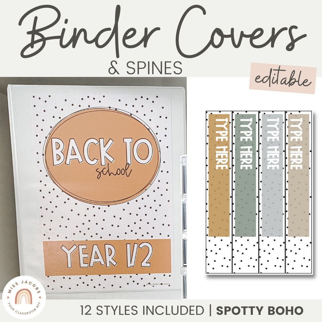 Cool School Binder Cover Ideas