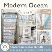 Under the Sea Themed Color Posters, Classroom Decor, Ocean Animal Color ...